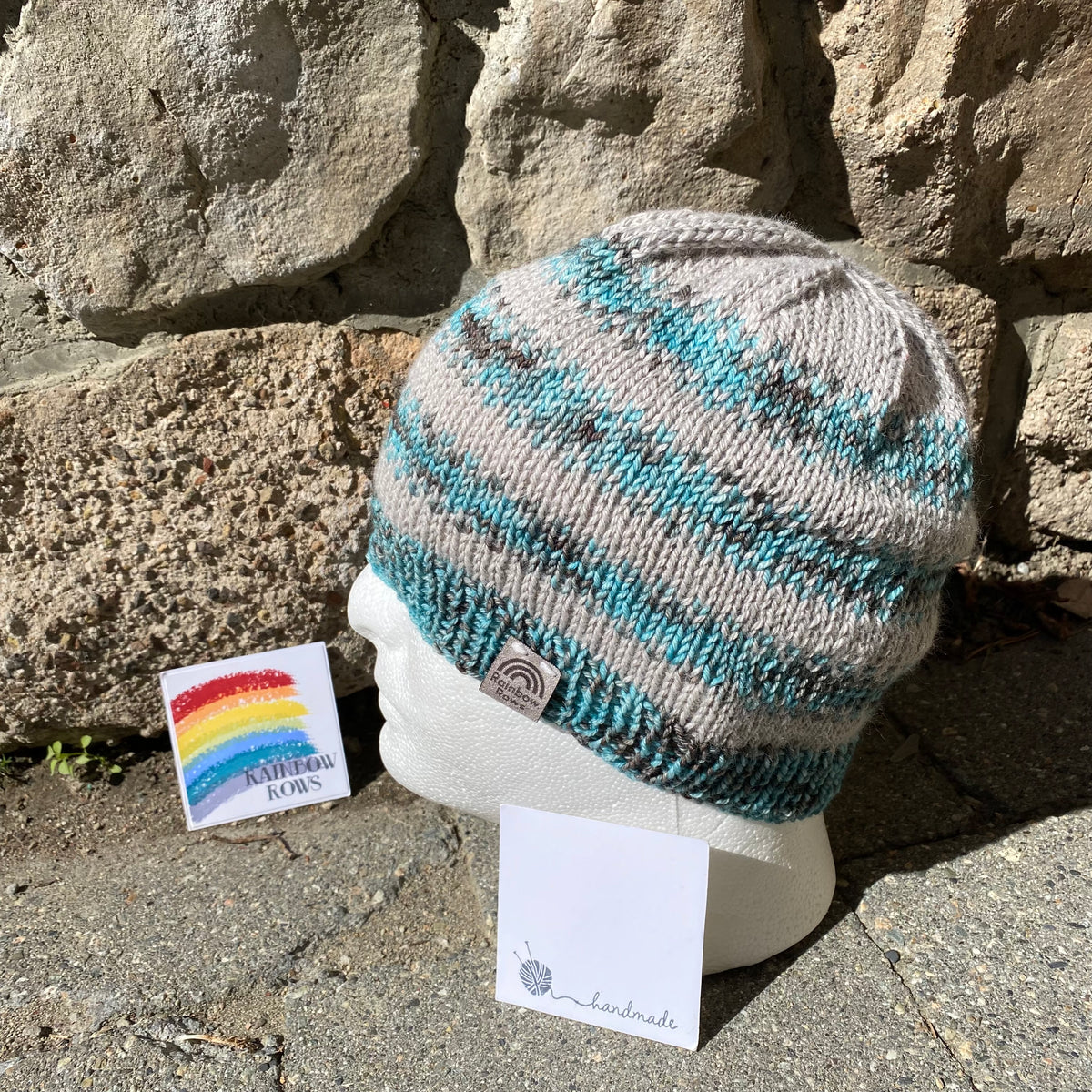 Blurred Lines_Men's Style Beanie Toque_Knitting Pattern – Rainbow Rows ...