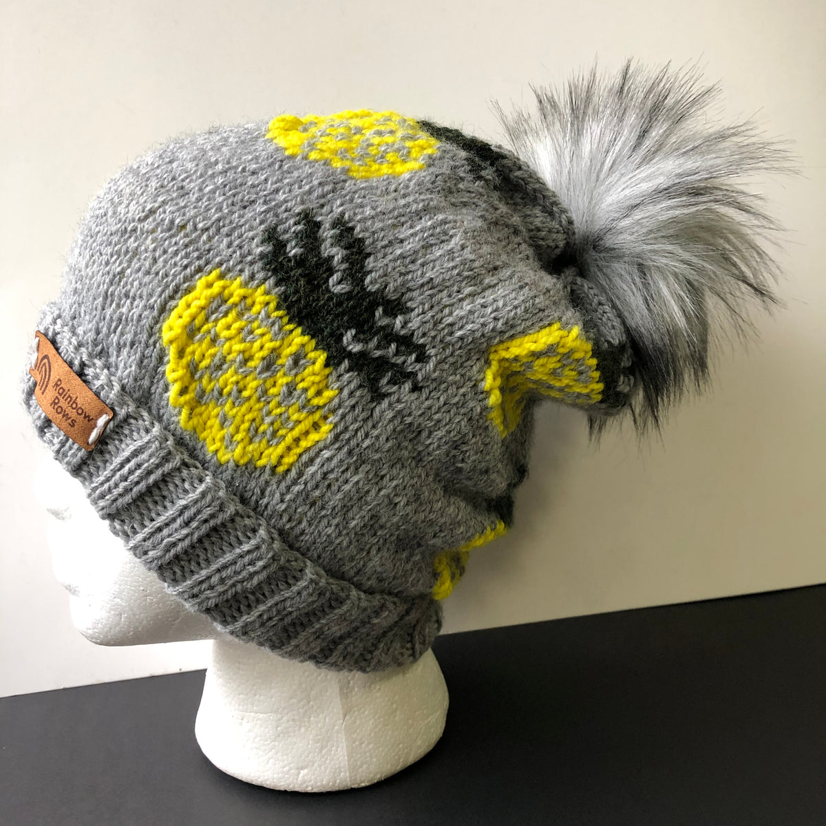 Tropical Pineapple Toque_ Knitting Pattern – Rainbow Rows Knitting