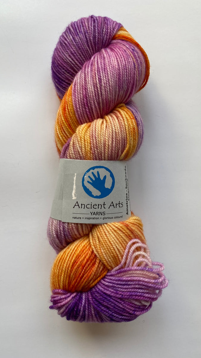 Ametrine - Fingering - Ancient Arts Yarns – Rainbow Rows Knitting
