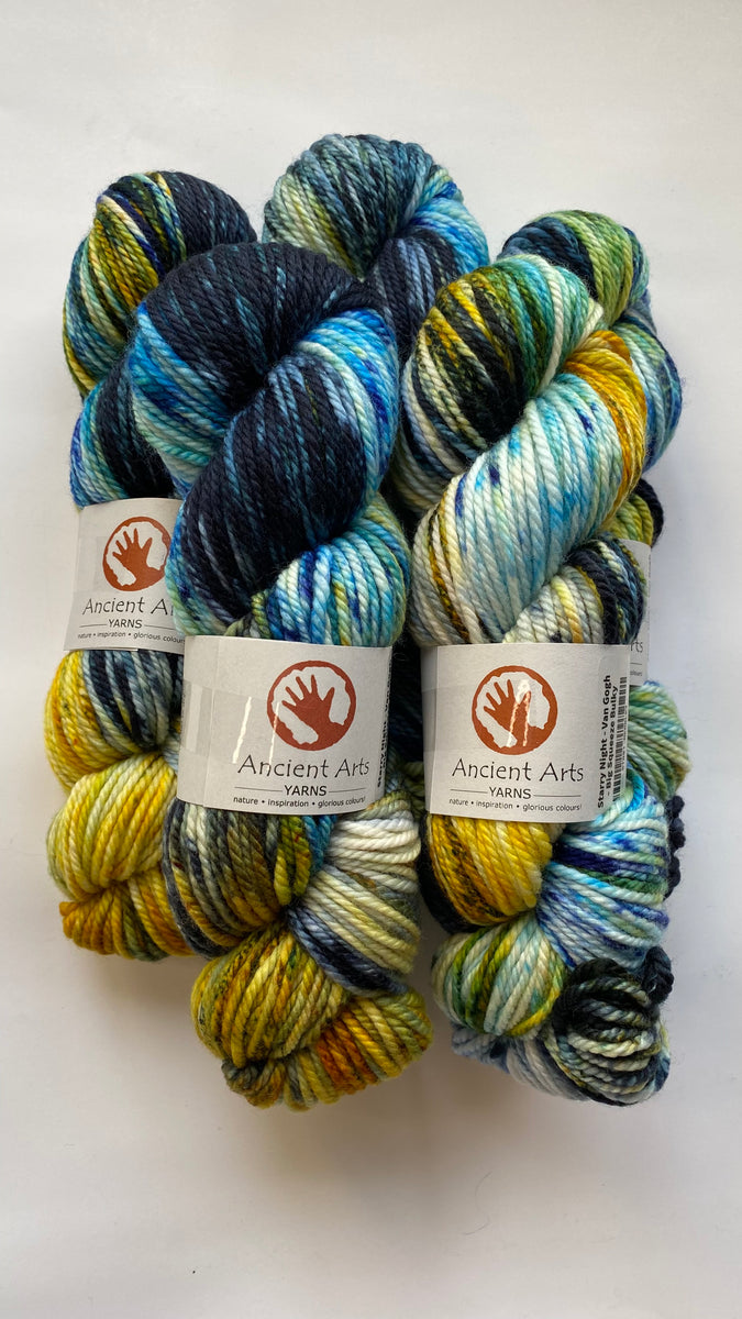 Starry Night Van Gogh - Bulky - Ancient Arts Yarns – Rainbow Rows Knitting