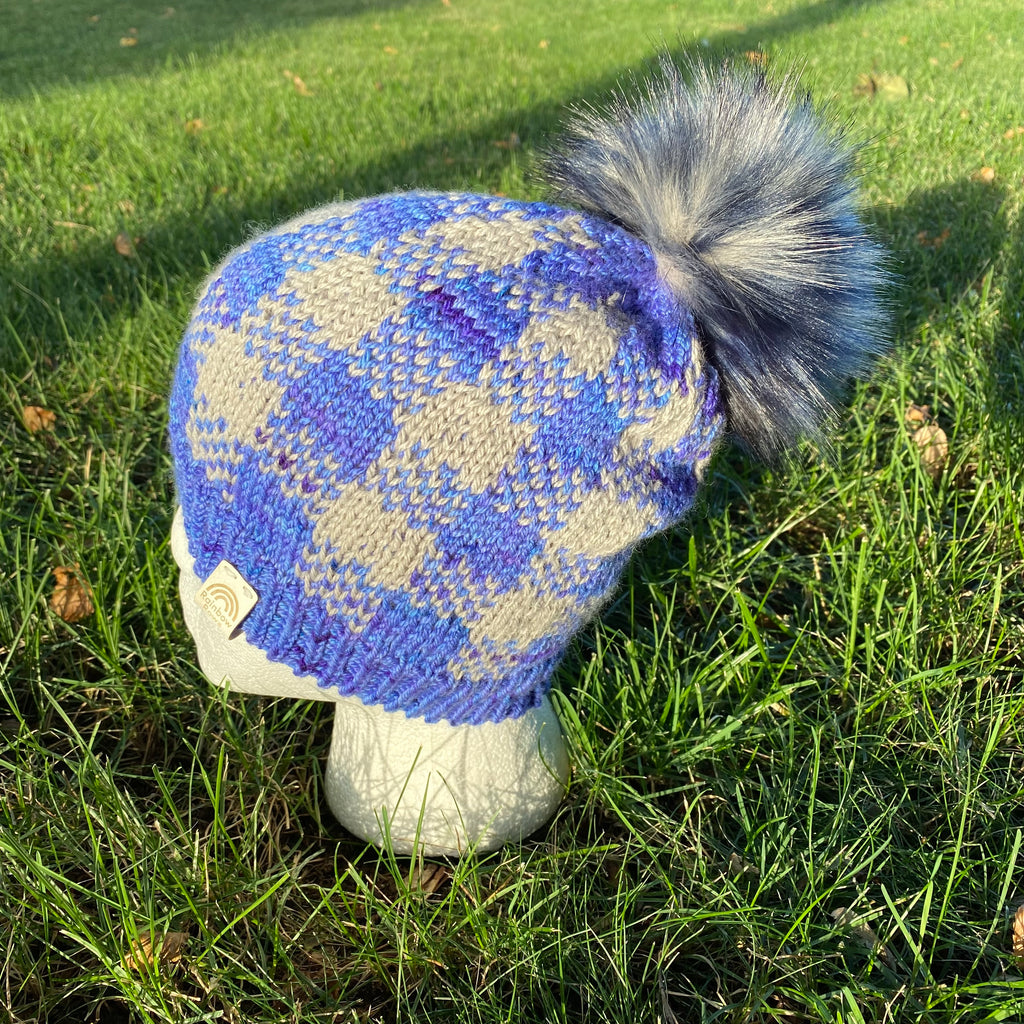 Buffalo Plaid Toque _ Knitting Pattern – Rainbow Rows Knitting