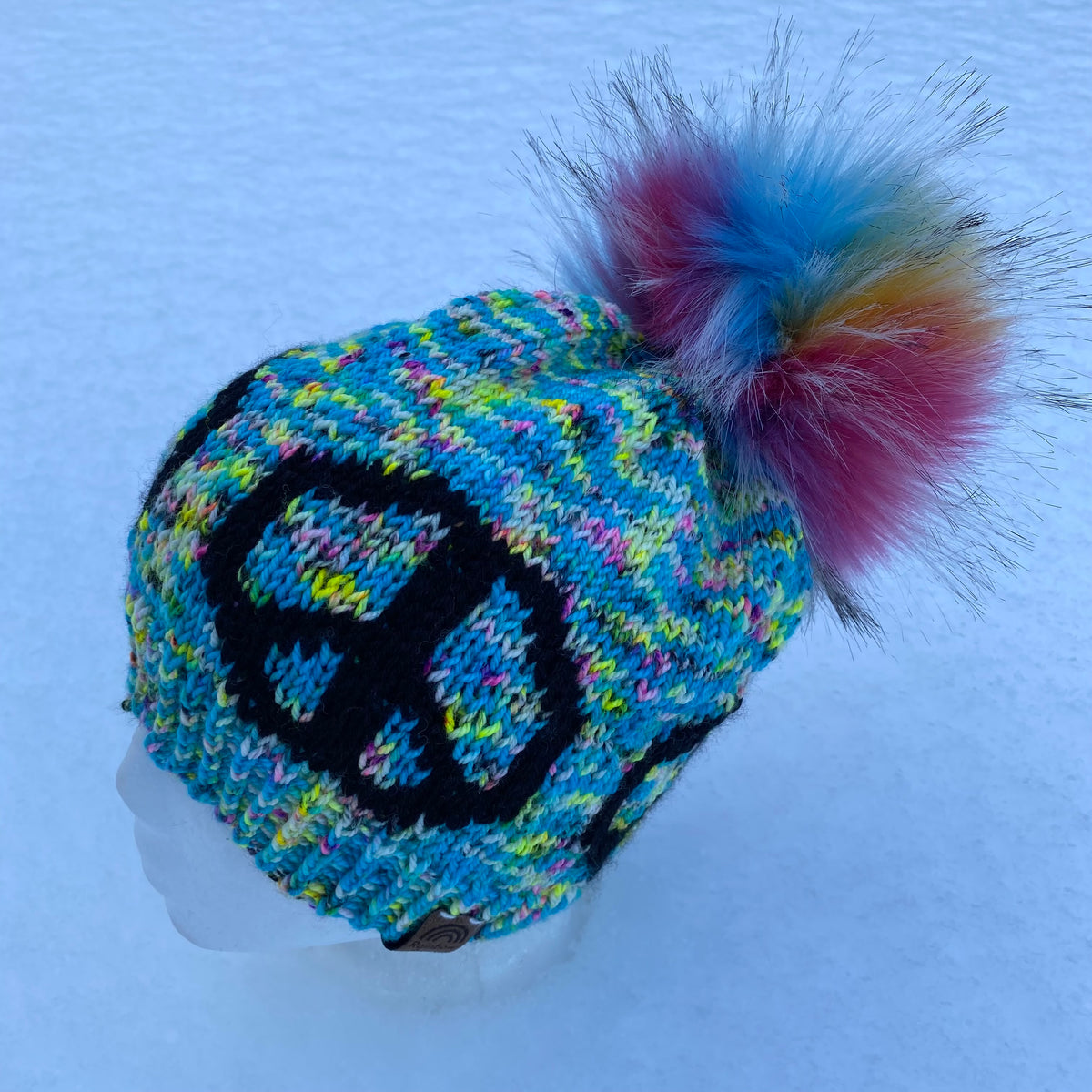 Peace Sign Toque _ Knitting Pattern – Rainbow Rows Knitting